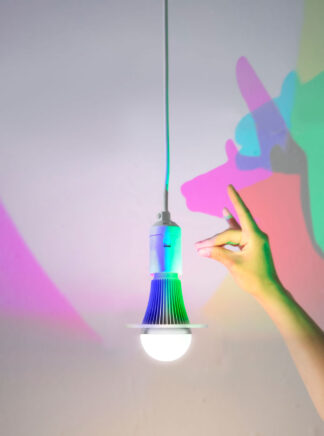 CMYK Bulb 1 - Coloured shadows